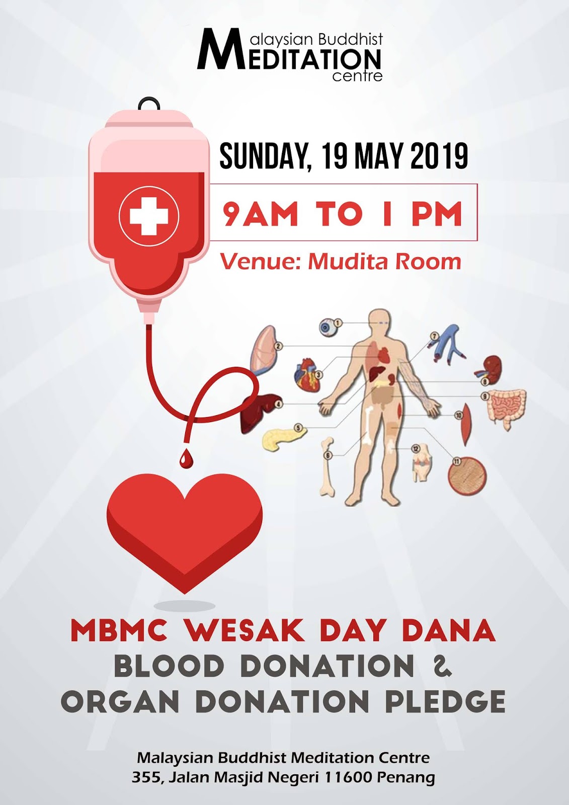 Malaysian Buddhist Meditation Centre: MBMC Blood Donation & Organ ...