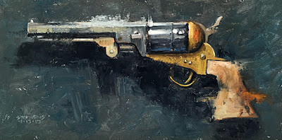 Daily Painting: Old Gun 5x10