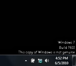 Cara Hilangkan Windows Not Genuine ~ Catatan Hidup