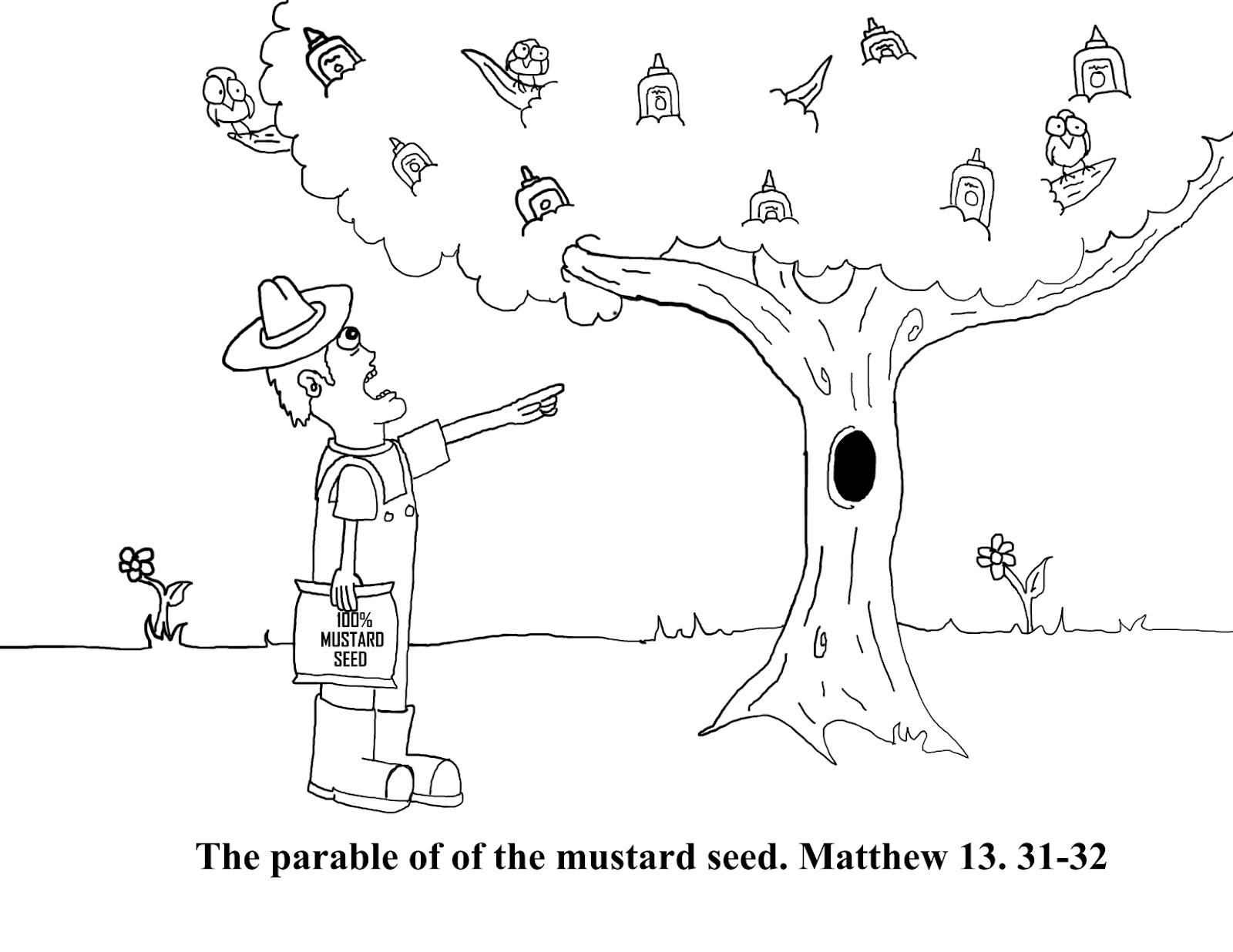 Mustard Seed Faith Coloring Page at Jorge Dotson blog