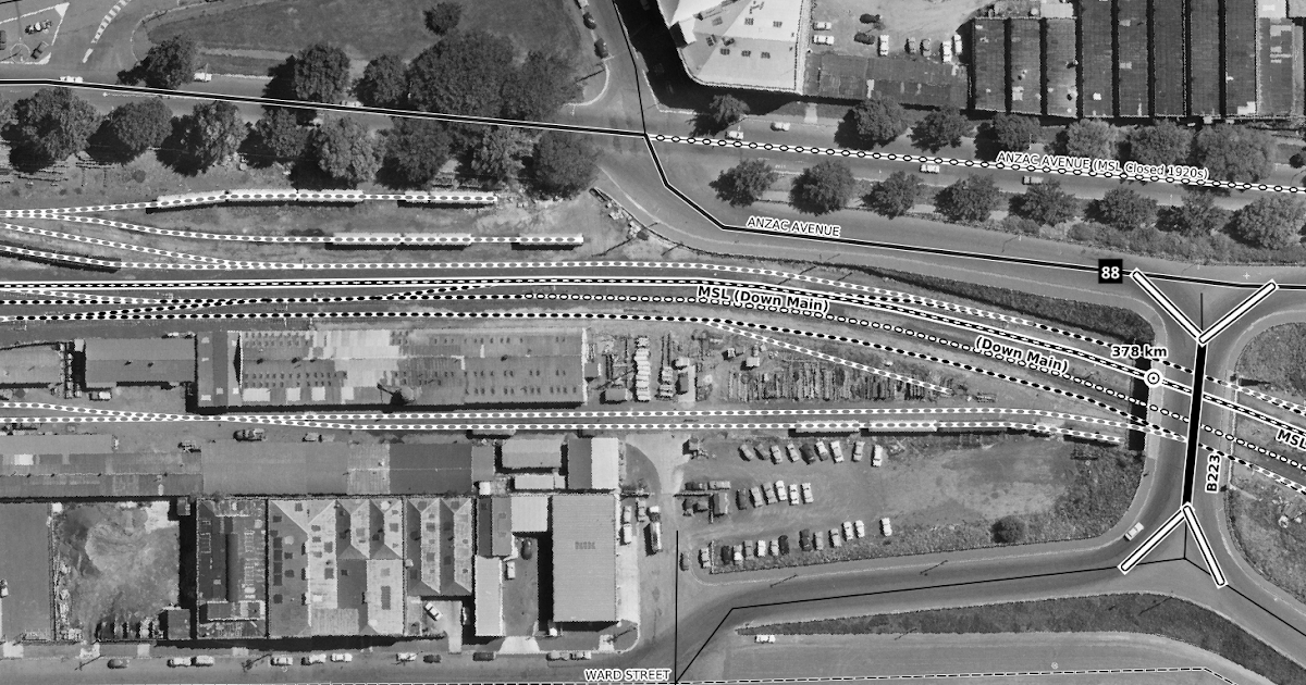 New Zealand Rail Maps: MSL Dunedin-Mosgiel [1B]: Dunedin Station 2 ...