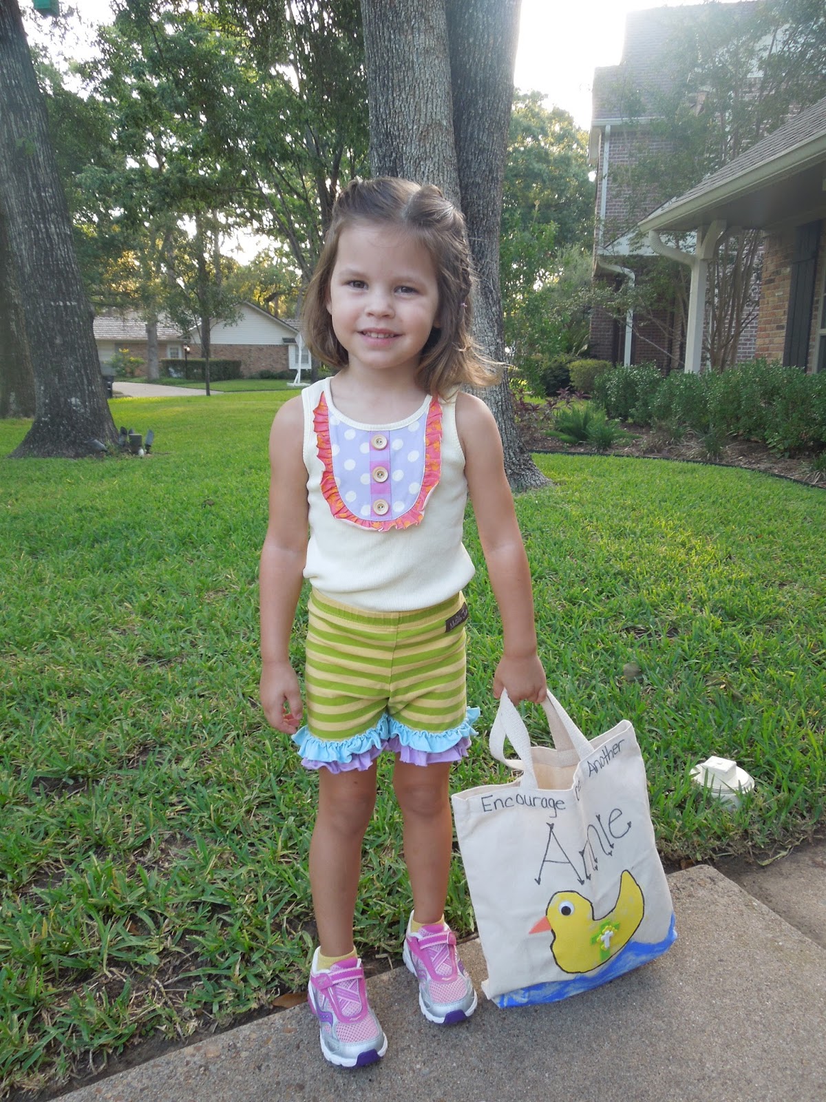 Katt-a-blog: Annie's first day of Preschool