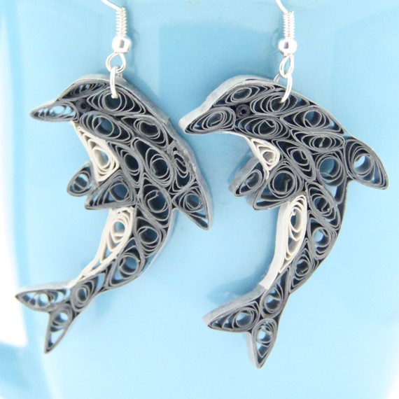 Whimsical Paper Quilled Jewelry by Honey's Hive / The Beading Gem