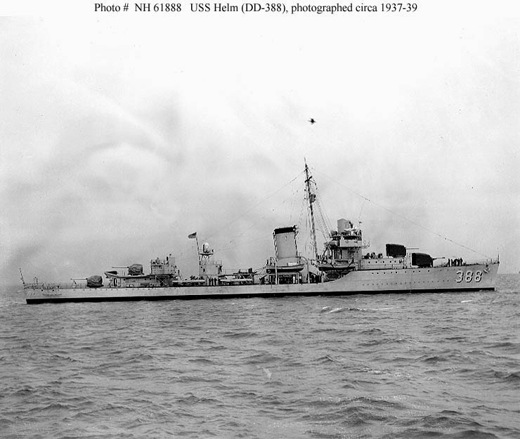 Naval Warfare: USS Helm (DD-388)
