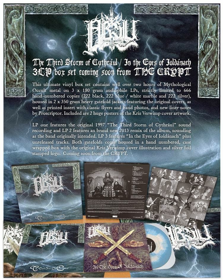 A QUEST INTO THE 77TH NOVEL: The Third Storm of Cythraul LP Box Set ...