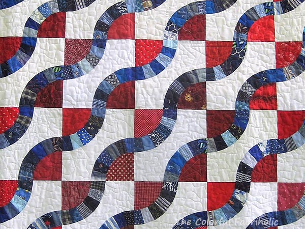 The Colorful Fabriholic: The Snake Quilt