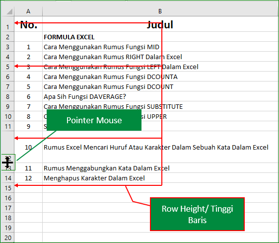 Trik Double Klik Mouse Excel - ExcelManiacs