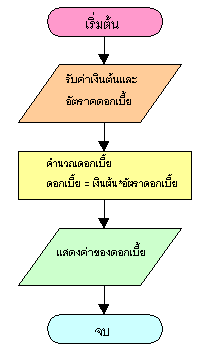Theeradon Nilkitti: Flowchart(รูปแบบการเขียนผังงาน)