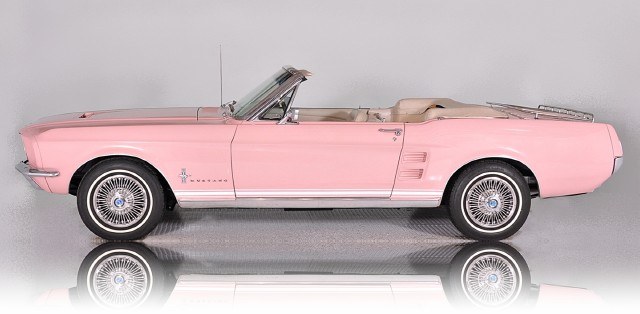 1967 Ford Mustang Convertible Dusk Rose فورد موستنغ