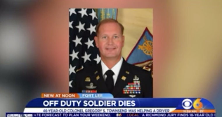 Wounded Times: Col. Gregory Townsend died helping stranger on the road
