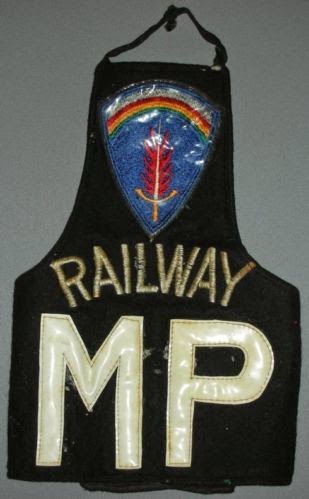 U.S. Army Railway Units of the Past: Military Rail MP patch