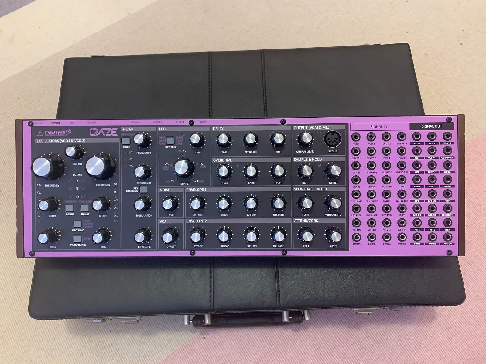 MATRIXSYNTH: Purple Skinned Behringer Neutron Paraphonic Analog and ...