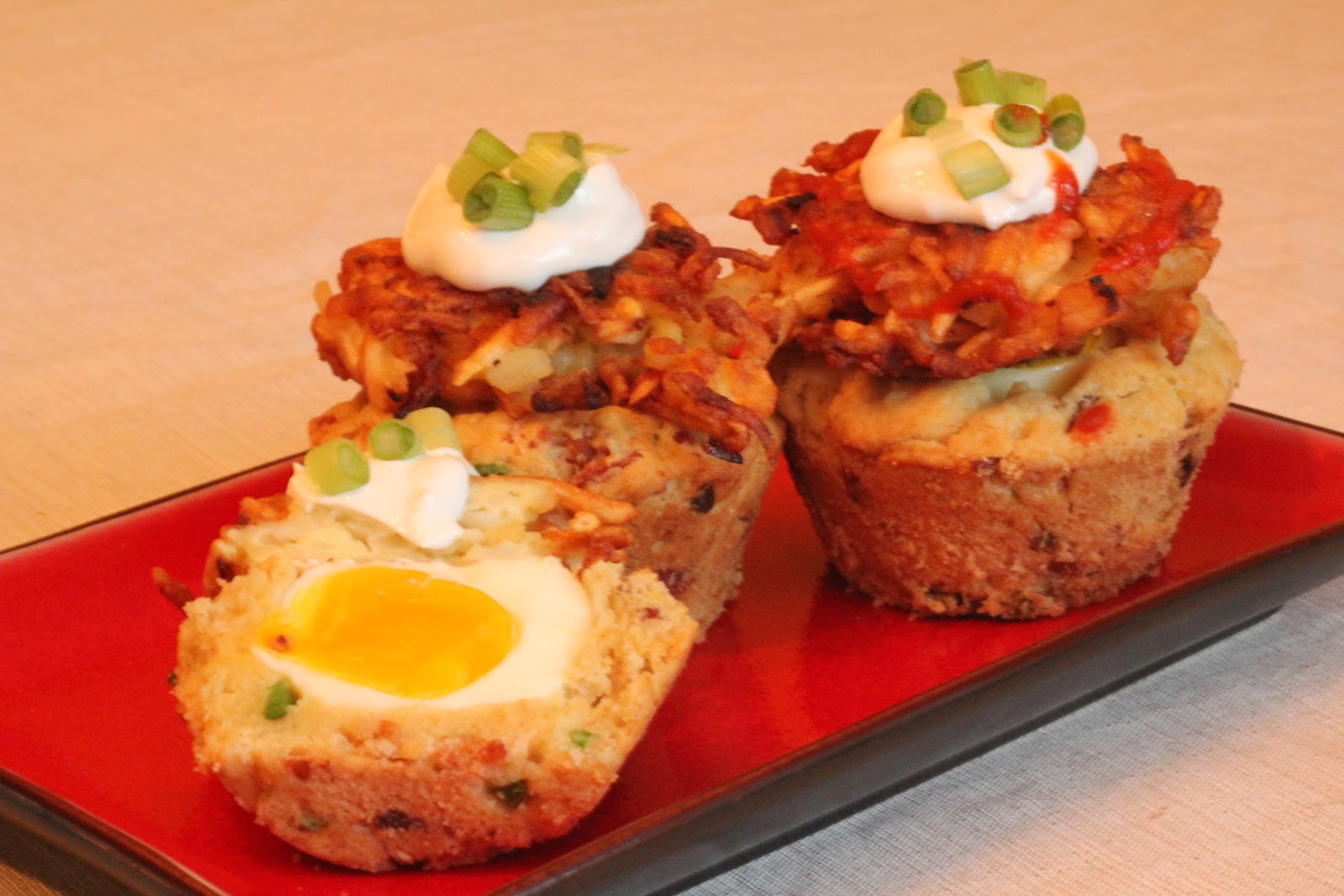 Savory Breakfast Cupcakes