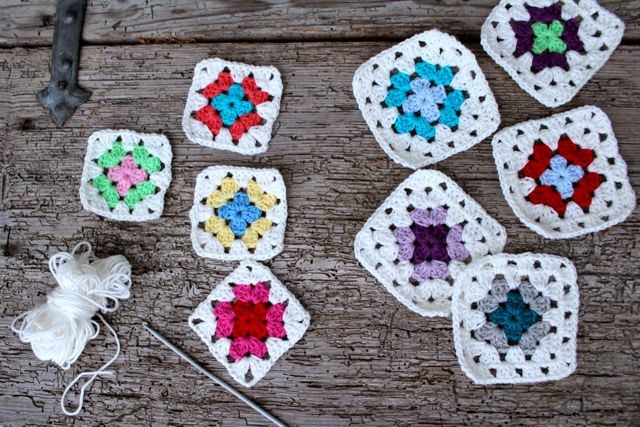 My Rose Valley: Bright granny square fun