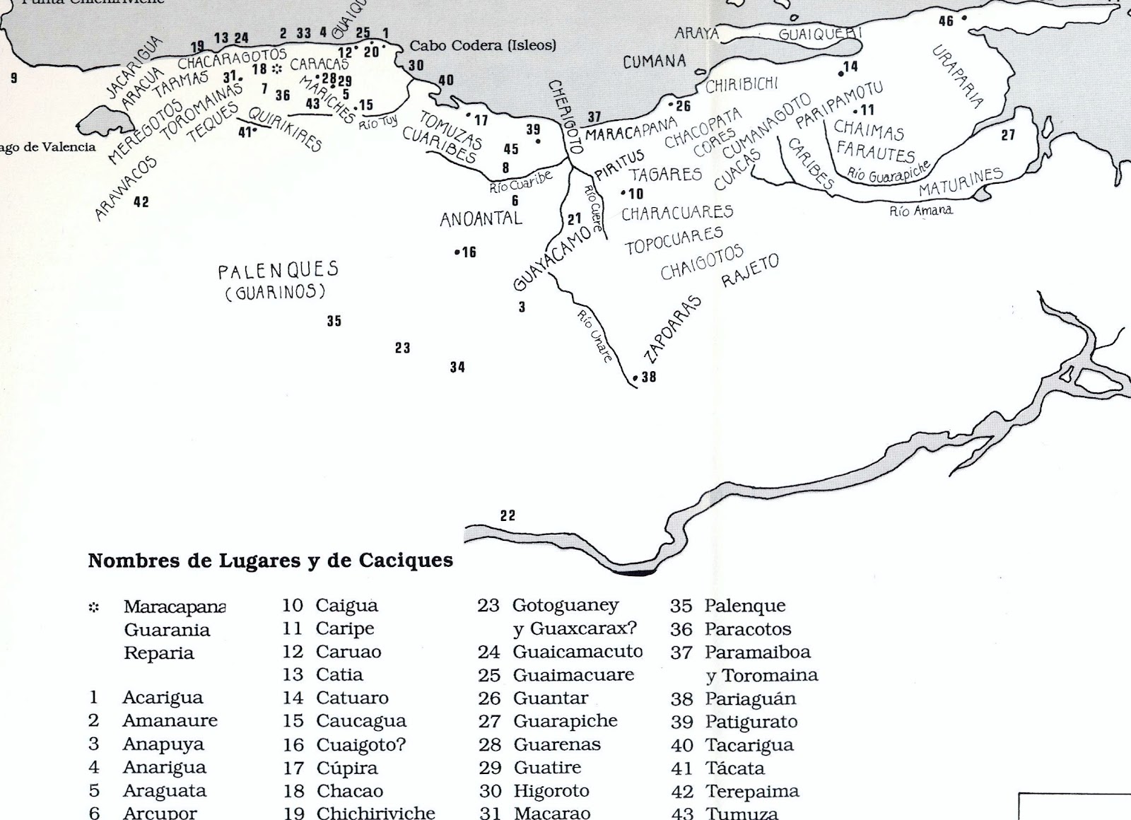 HISTORIAS DE MARACAY: EL LAGO DE TACARIGUA EN LAS CRONICAS DE INDIAS