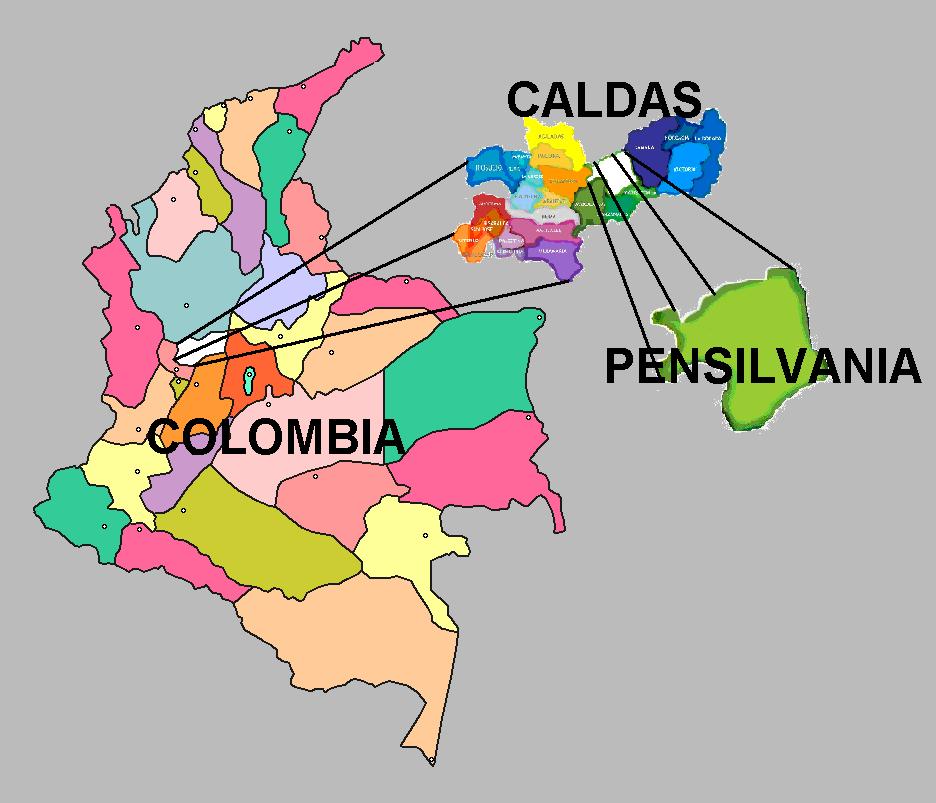 El departamento de Caldas y sus subregiones