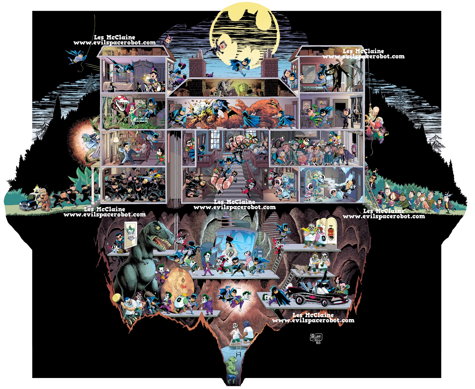 Batman Continues Archivo: Locuras en la mansión Wayne: Fan Art