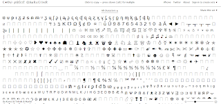 Sharing Technology ©: Rare Special Characters