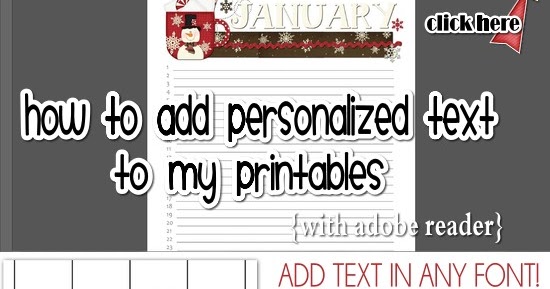 How to Add Personalized Text to My Printables! - My Computer is My Canvas