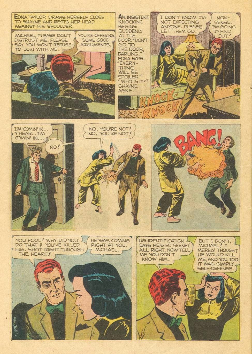 BEACH BUM COMICS : DELL COMIC'S GRITTY MIKE SHAYNE PRIVATE EYE ...