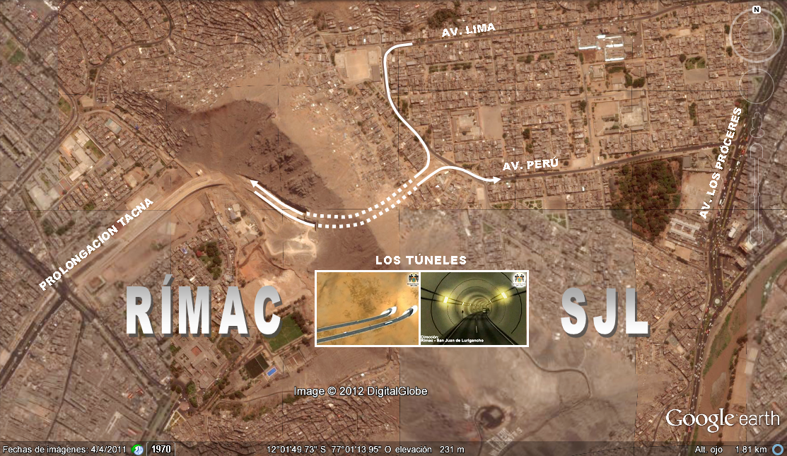 DESARROLLO PERUANO: Túneles Rímac-SJL: en 18 Meses estarán Listos