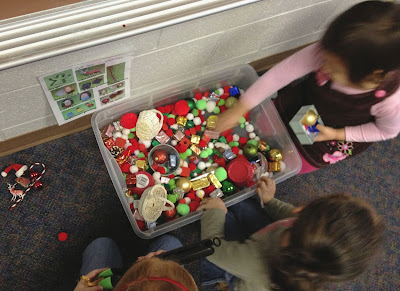 From The Hive: Christmas table activites- preschool style