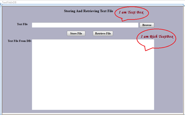 Sharepoint Kiny Storing And Retrieving Text File From Sql Server Database In Wpf