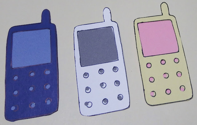 In My World ~ Handmade Paper Piecings: Cell Phone #2