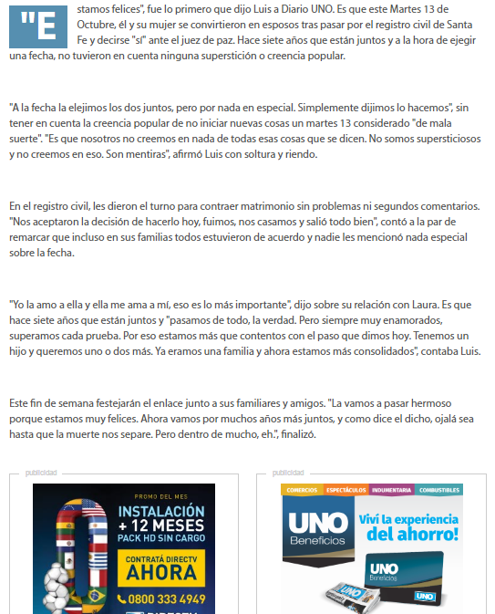 ELEcciones: Lección Uno: Las Supersticiones