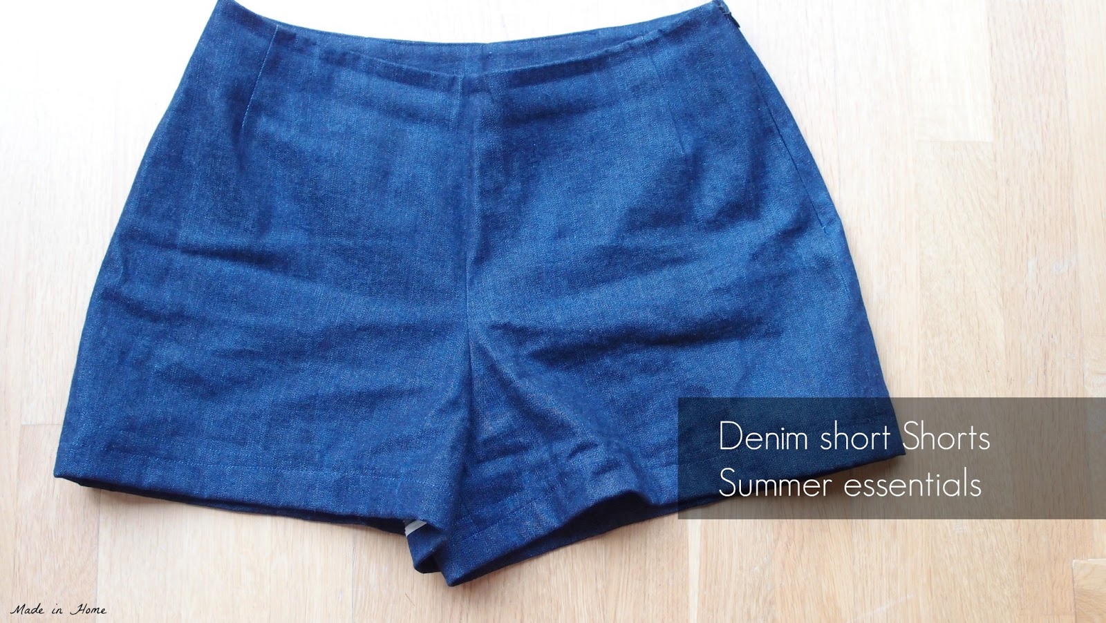 Made in Home: Denim short Shorts {Dressmaking}