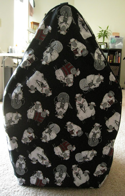 The Purled Ewe: My New Spinning Wheel Cover!