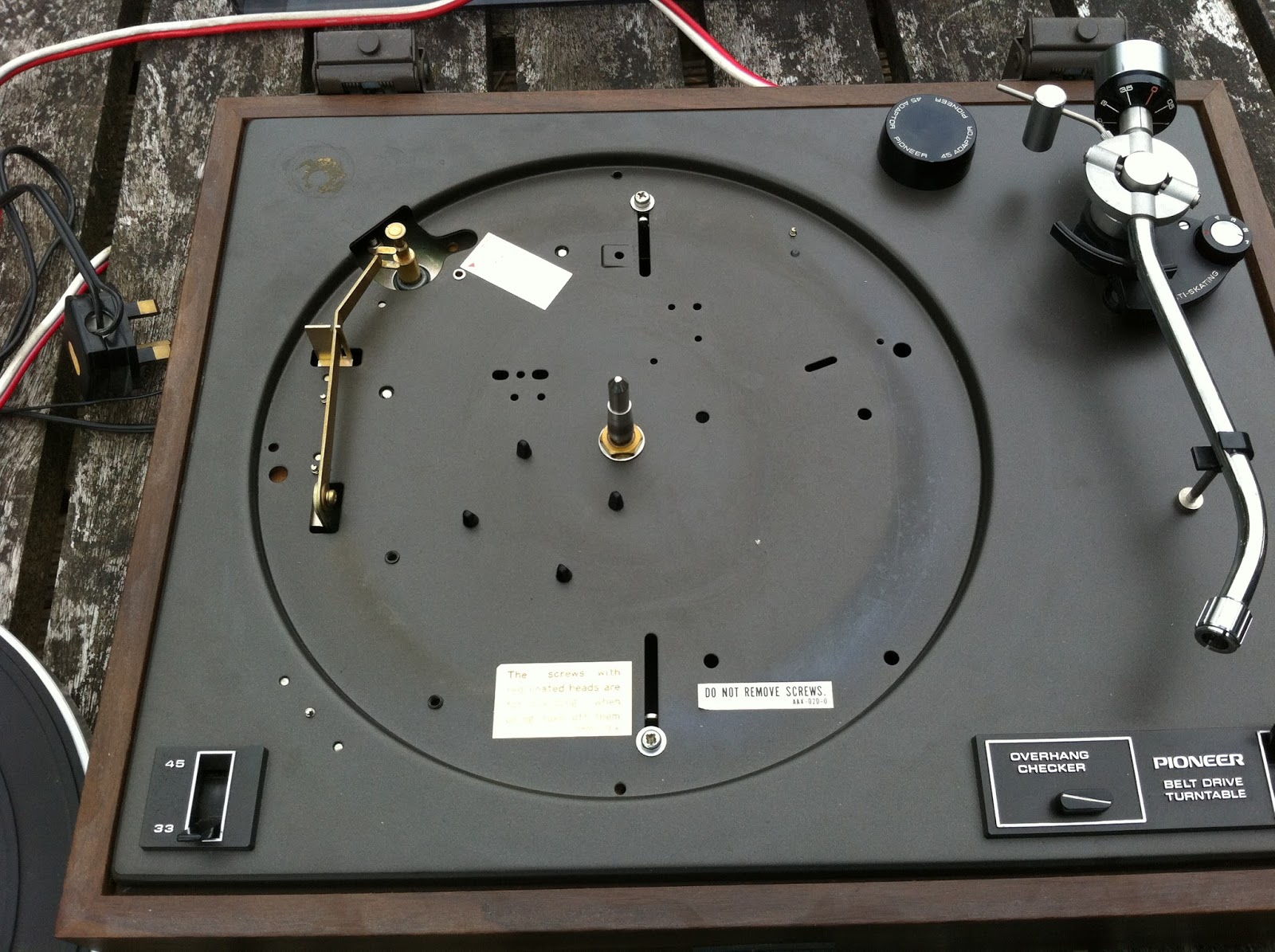 Restoring a Pioneer PL-12D Turntable - Gaming