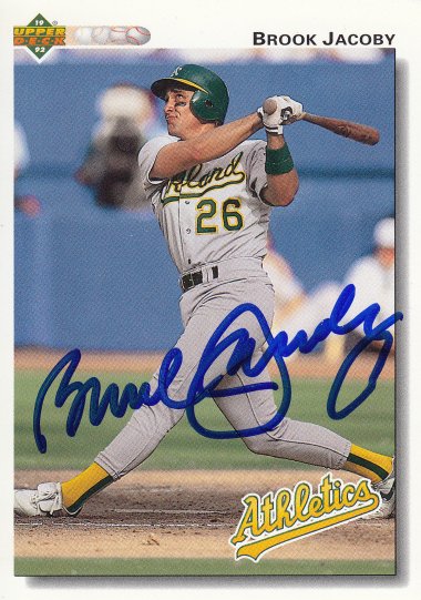 Daily Autograph: Brook Jacoby