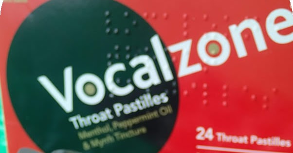 Vocalzone Throat Pastilles for a clear voice - DB Reviews - UK ...