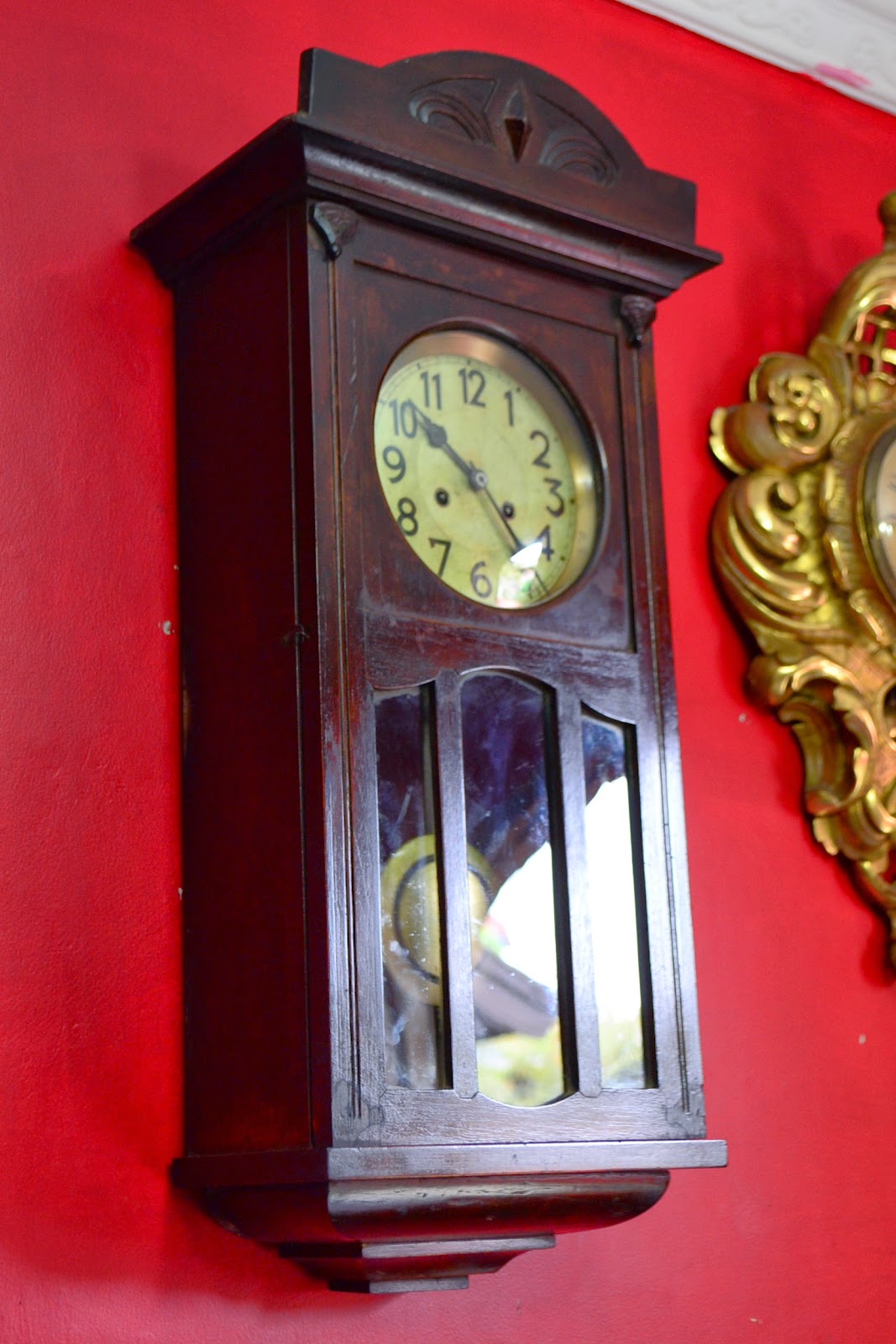 jam - jam kuno and antique stuff: Junghans wall clock circa 1919's