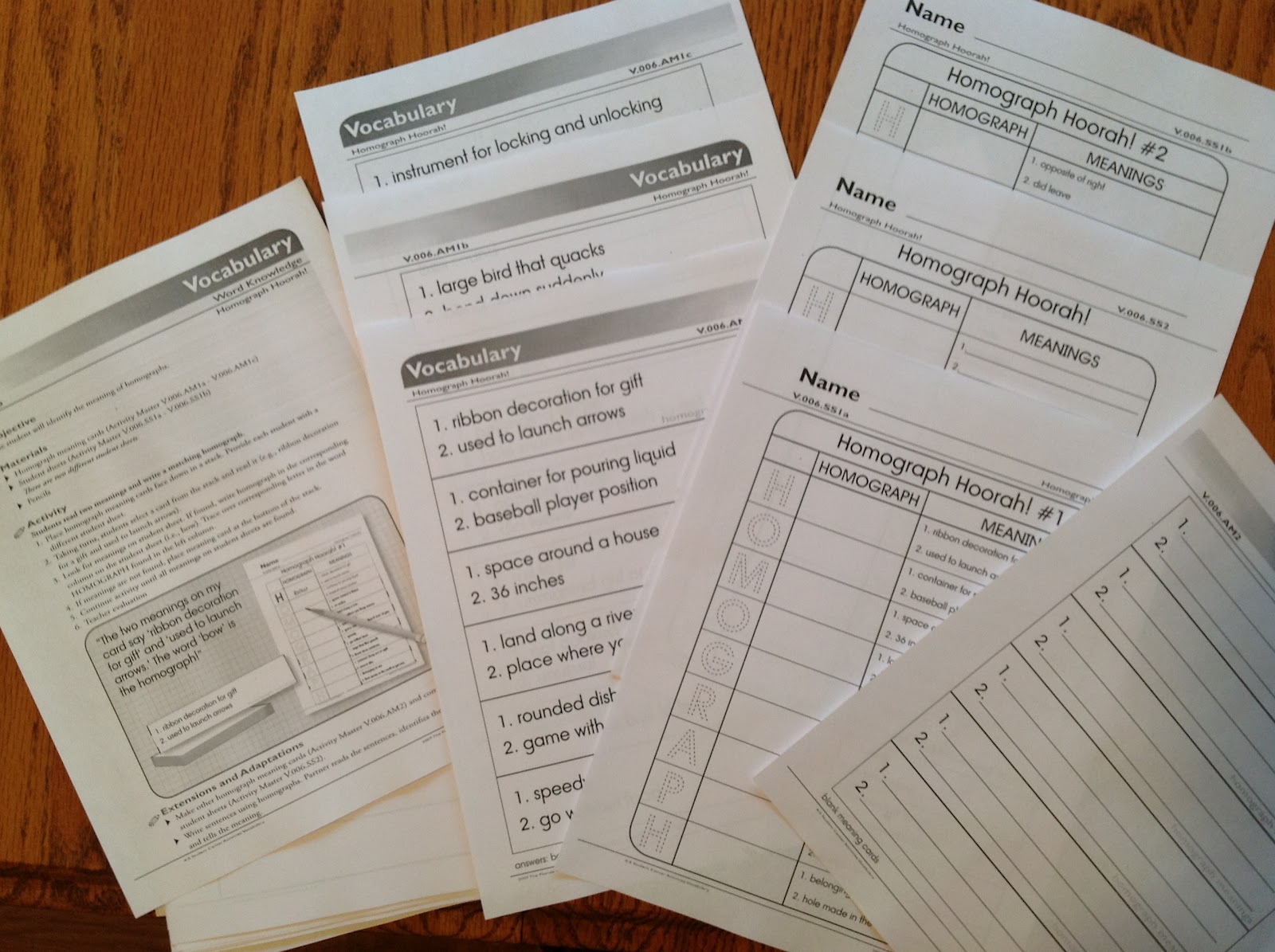 Activity Files for RtI - Conversations in Literacy