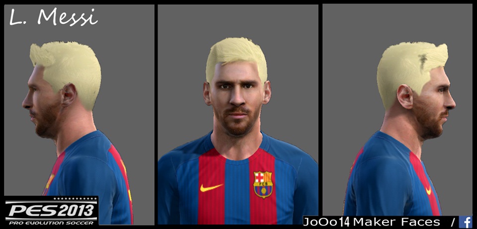 Face Lioneo Messi PES 2013 BY JoOo 14 | Actualizacion Pes 2013