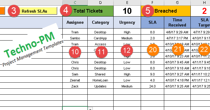 Ticket Tracking Excel Free 6 Sample Issue Tracking Templates In Pdf