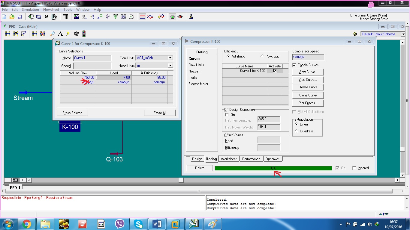 Simulation With Aspen HYSYS: Simulation of Rotating Operations (Pump ...