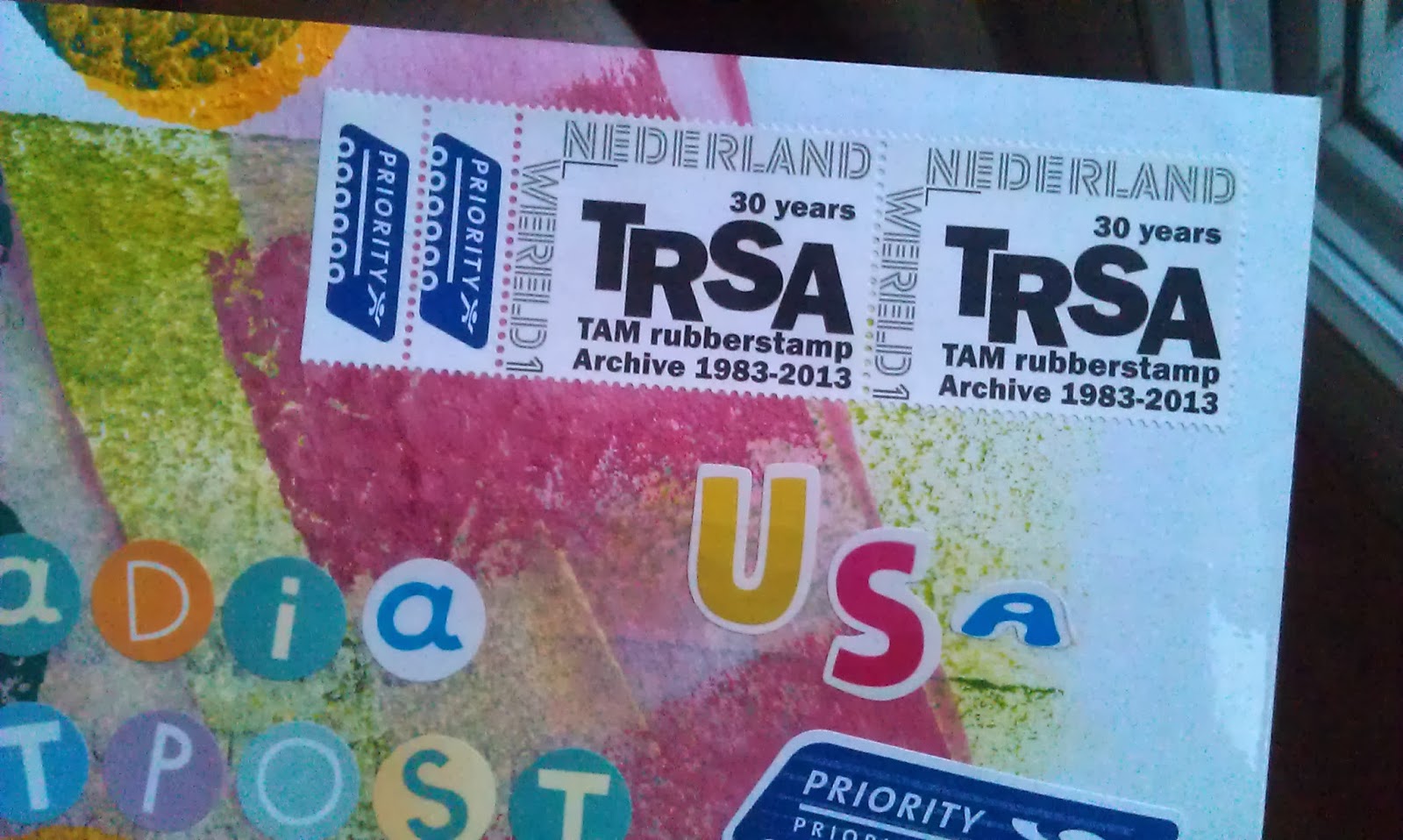 TAM Rubberstamp Archive: TAM RSA Postage Stamps