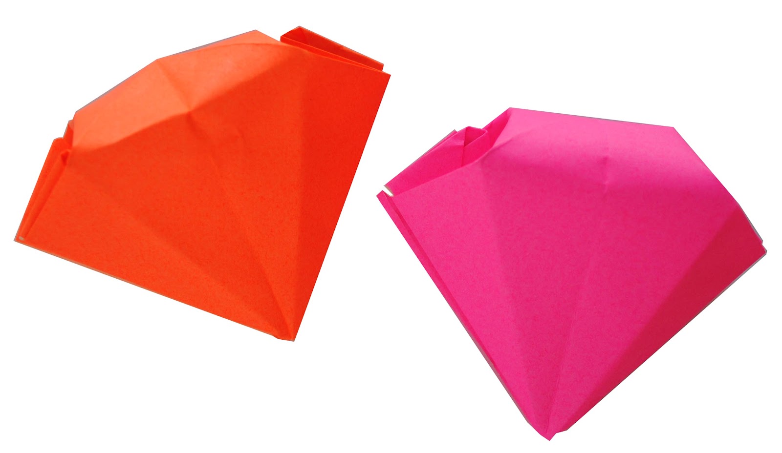 zakka life: How to Fold Origami Diamonds