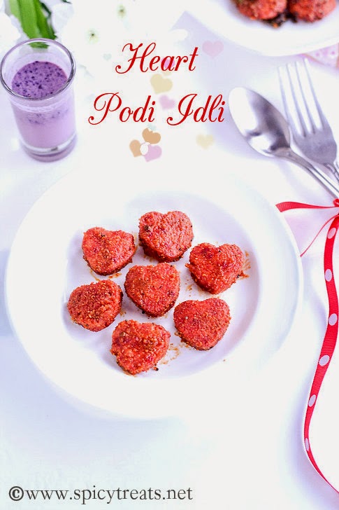 Spicy Treats: Podi Idli Recipe | Beetroot Idli | Beetroot Podi Idli ...