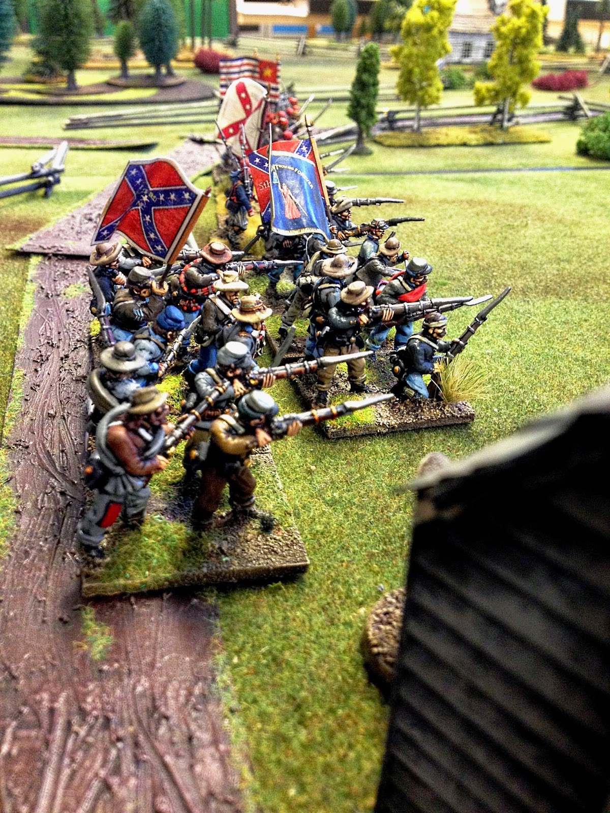 Wargaming in Sverige!: Pictures from Black Powder Big ACW Game Number Two