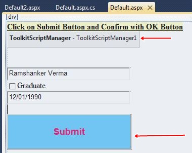 How to implement ConfirmButtonExtender Control on ASP.NET Website easily | MY.NET Tutorials