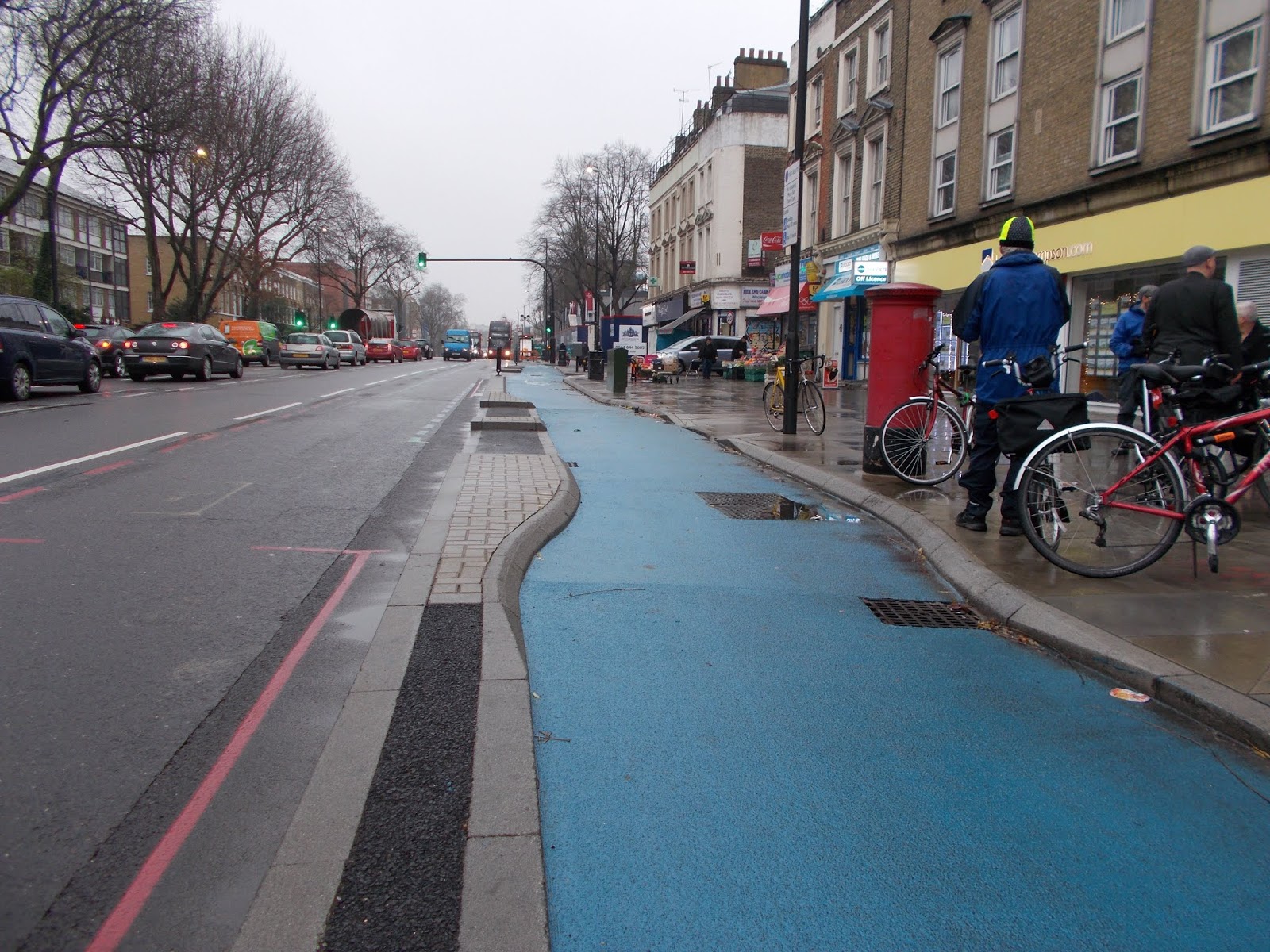 The Ranty Highwayman: Cycle Tracks Should Be Laid In Red Asphalt