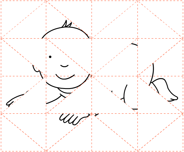 Coloring Pages Printable for kids: Baby Crawl coloring pages