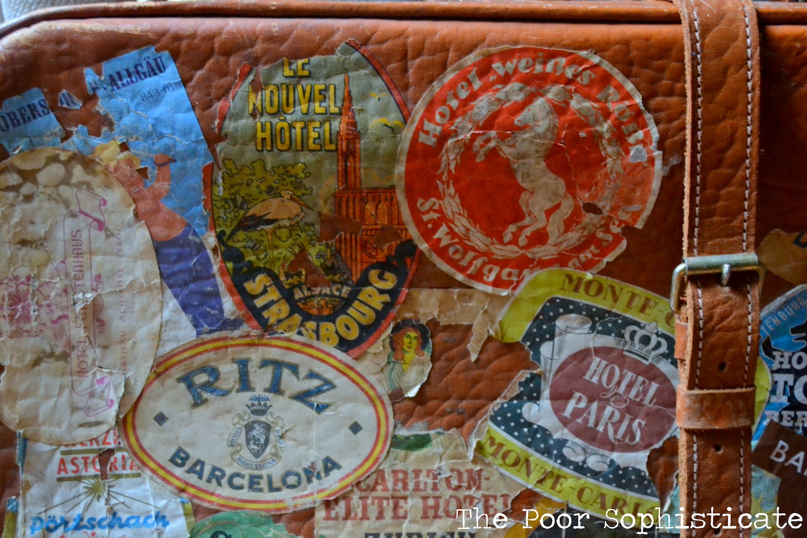 the poor sophisticate: Coffee Bag Rugs, Vintage Luggage and Authentic ...