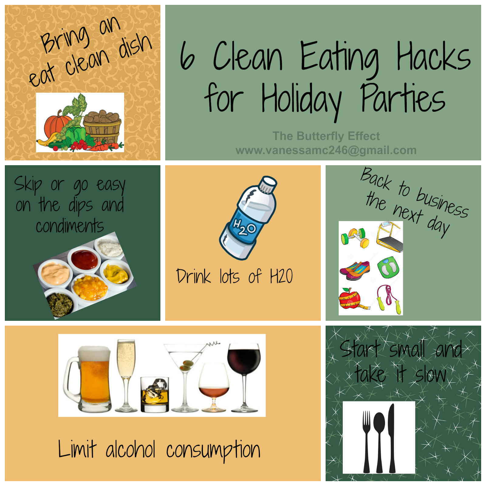 6 Clean Eating Hacks for Dining at Holiday Parties - Vanessa.Fit