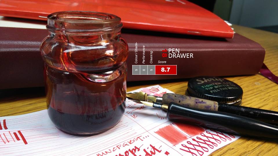 Ink Review: Sheaffer Skrip Red | 18 PEN DRAWER