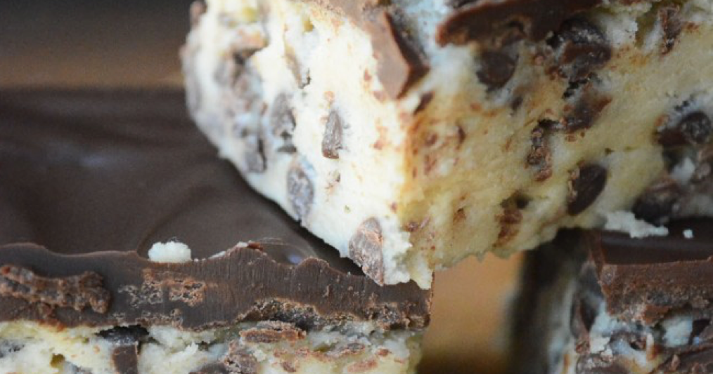 Chocolate Chip Cookie Dough Candy Bars